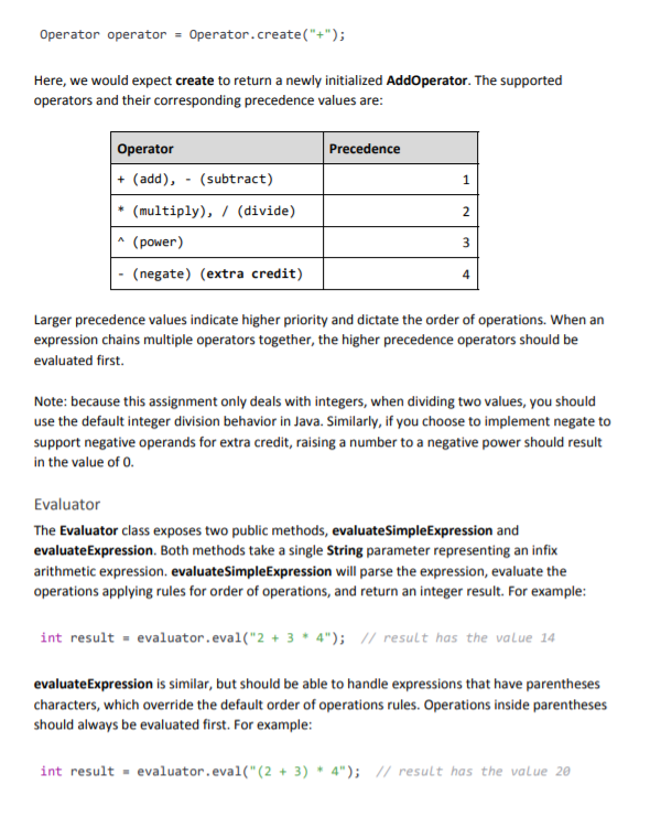 Detailed Requirements An arithmetic expression is a | Chegg.com