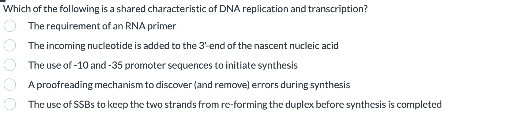 Solved Which of the following is a shared characteristic of | Chegg.com