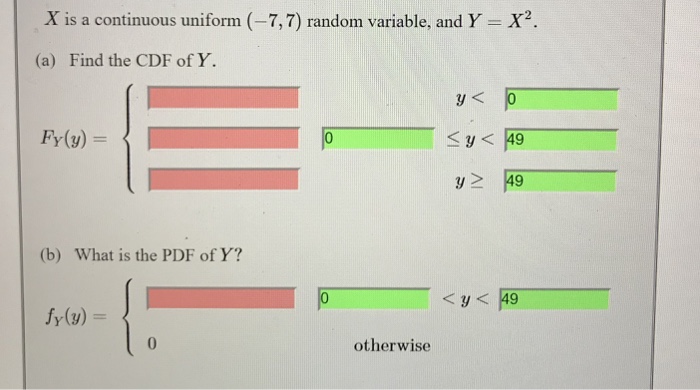 Solved X Is A Continuous Uniform 77 Random Variable And 2070
