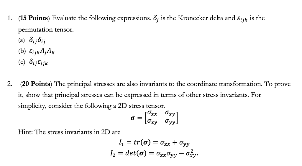 Solved 1. (15 Points) Evaluate the following expressions. O; | Chegg.com