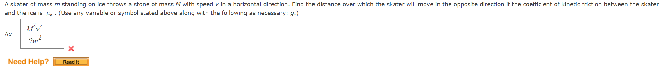 Solved and the ice is μk. (Use any variable or symbol stated | Chegg.com