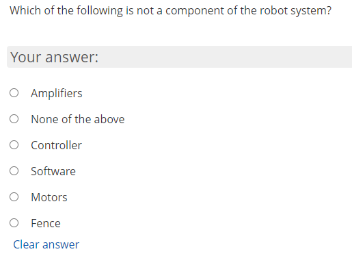 Solved Which of the following is not a component of the | Chegg.com