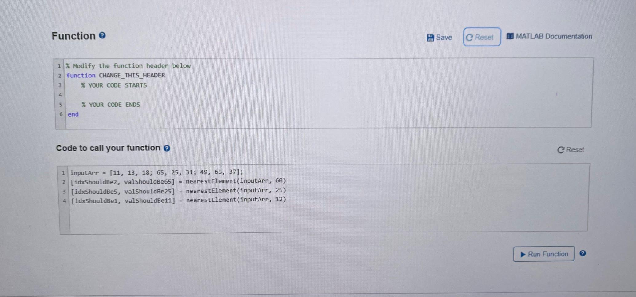 Solved Programming Assignment In Matlab Given A Numeric 4874