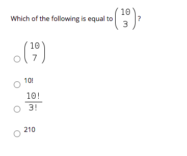 Solved Which of the following is equal to (139) (19) 10! 10! | Chegg.com