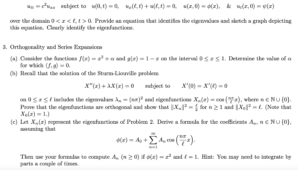 Solved . For part c, problem 2 is at the top of the | Chegg.com