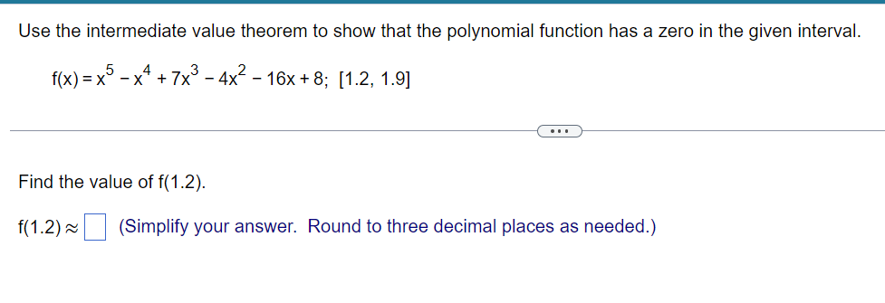 Solved Use the intermediate value theorem to show that the | Chegg.com