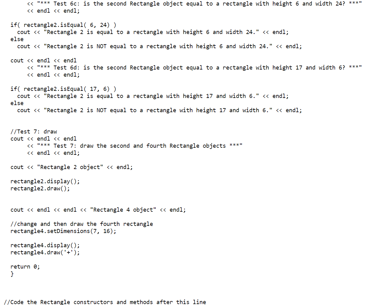Solved Overview For this assignment, implement the methods | Chegg.com