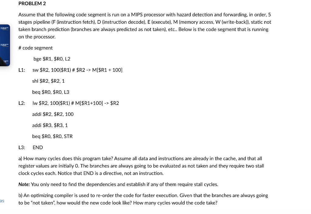 Solved Assume that the following code segment is run on a | Chegg.com