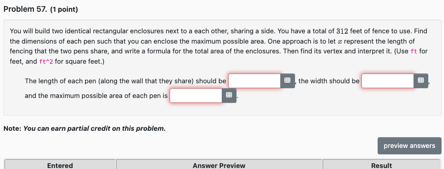 Solved You will build two identical rectangular enclosures | Chegg.com