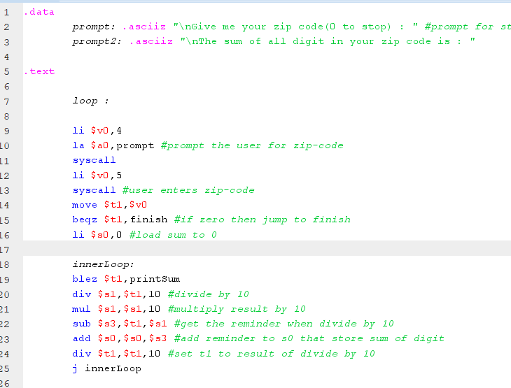 Solved Need help understanding mips mars code Photo for | Chegg.com