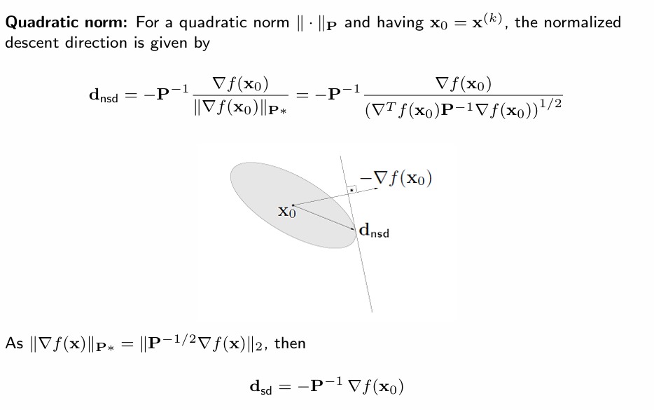 Solved Quadratic norm: For a quadratic norm ||*||P ﻿and | Chegg.com