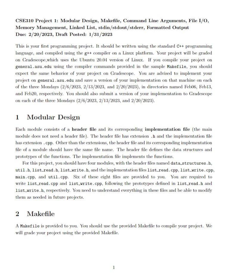 Solved I just need list_read.cpp and list_write.cpp to | Chegg.com