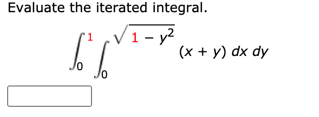 Solved Evaluate the improper iterated integral. 4 x2 ody dx | Chegg.com