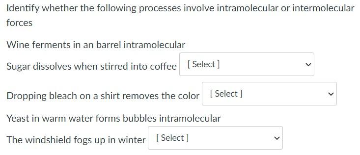 Solved Identify whether the following processes involve | Chegg.com