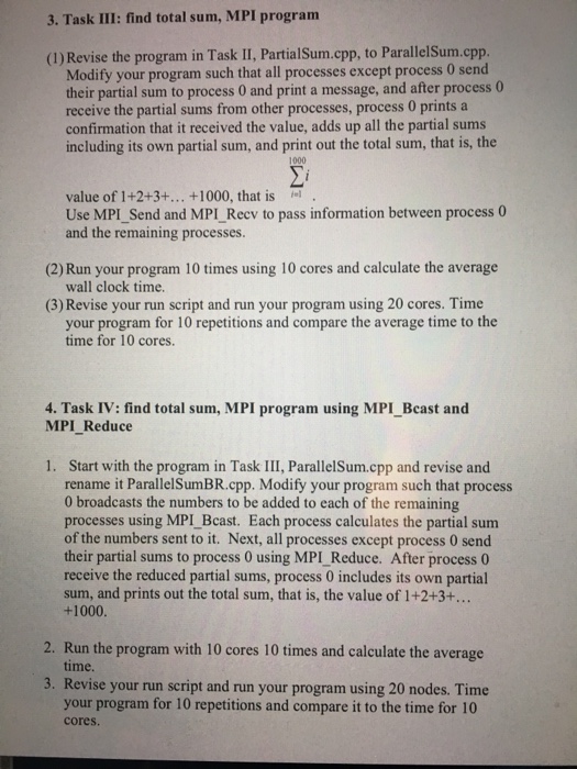 Solved MPI Lab2 Using MPI_Comm Rank, MPI Comm_size, | Chegg.com