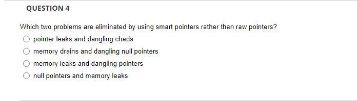Solved You cannot create a shared pointer that does not | Chegg.com