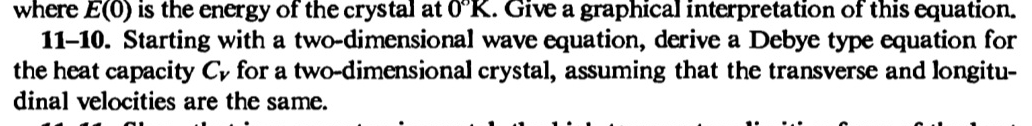 Solved 11-10. ﻿Starting with a two-dimensional wave | Chegg.com