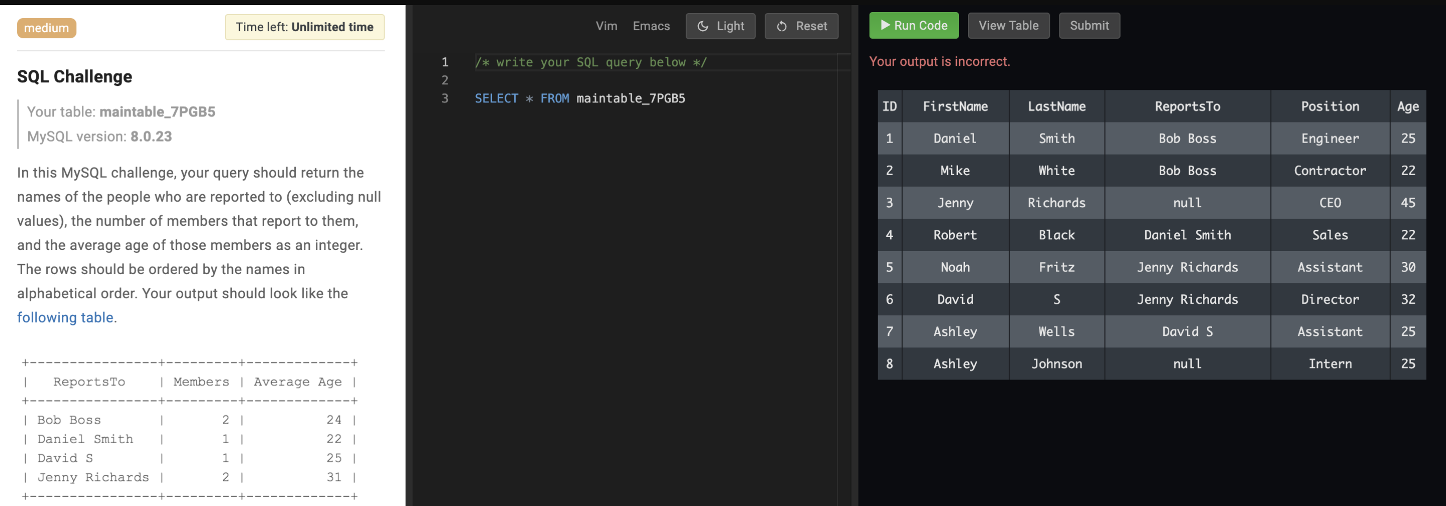 Solved medium Time left: Unlimited time Vim Emacs Light ☺ | Chegg.com Solved medium Time left: Unlimited time Vim Emacs Light ☺ | Chegg.com