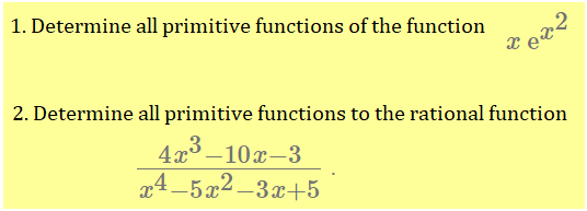 Solved 1. Determine all primitive functions of the function | Chegg.com