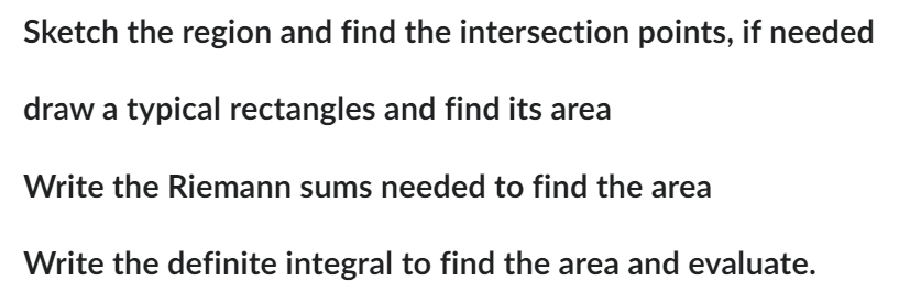 Solved 27. Sketch the region and find the intersection | Chegg.com