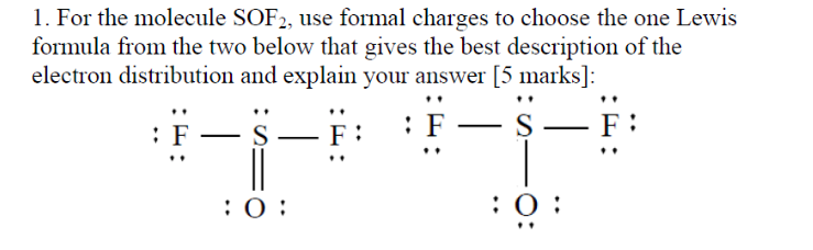 Sof2 Lewis Structure