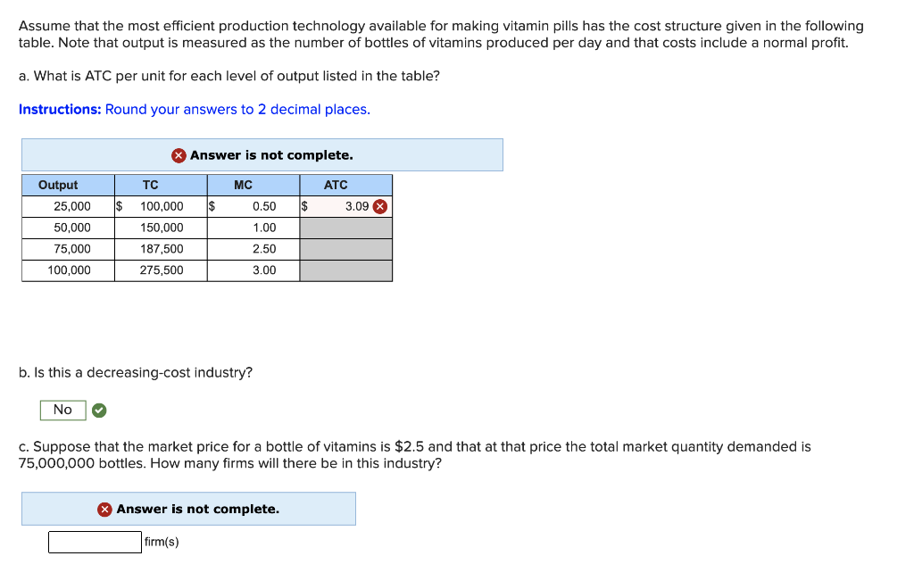 Solved Assume that the most efficient production technology | Chegg.com