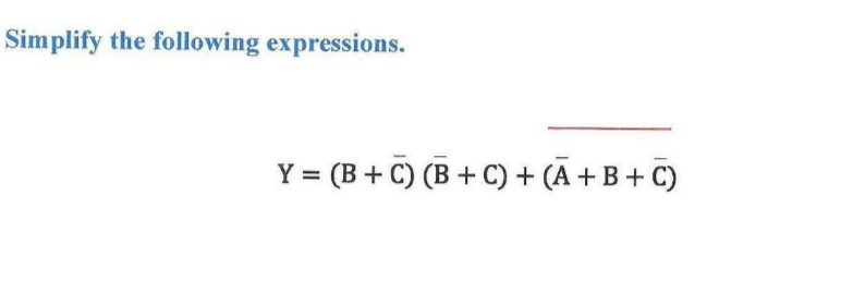 Solved Simplify the following expressions. | Chegg.com