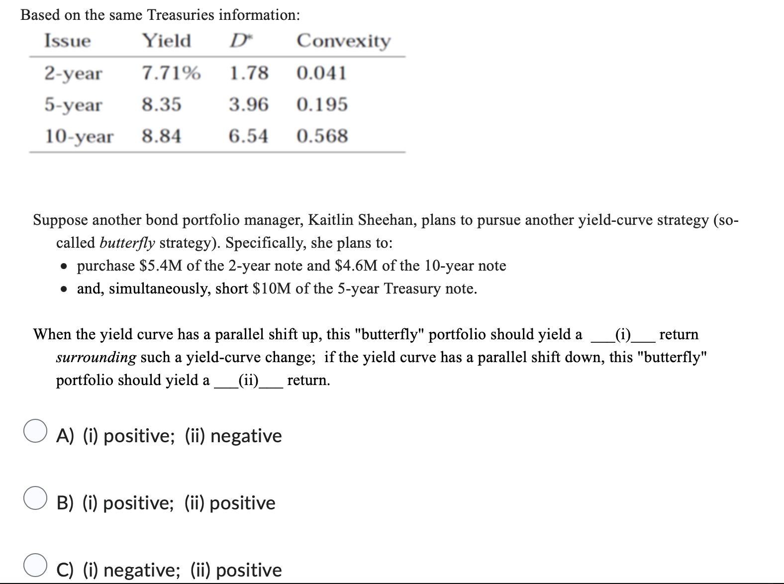 Solved Based on the same Treasuries information: Suppose | Chegg.com