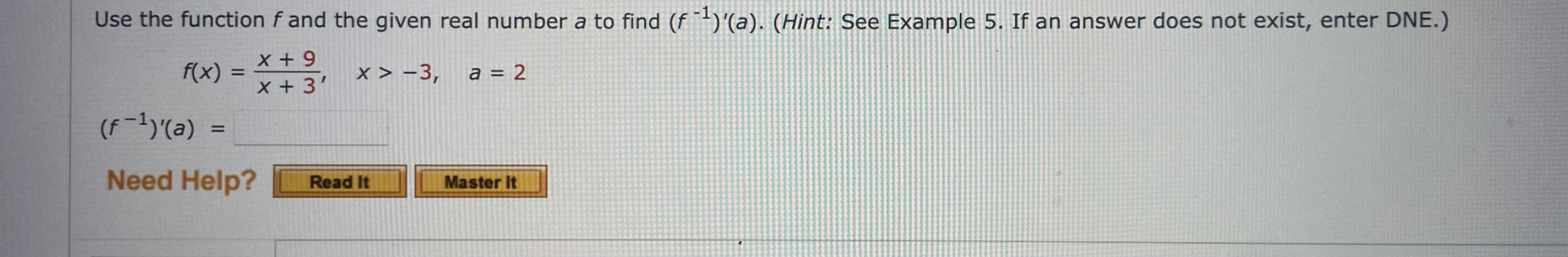 Solved Use the function f and the given real number a to | Chegg.com