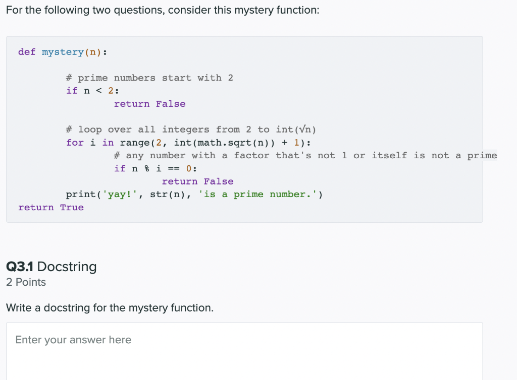 Solved For the following two questions, consider this | Chegg.com