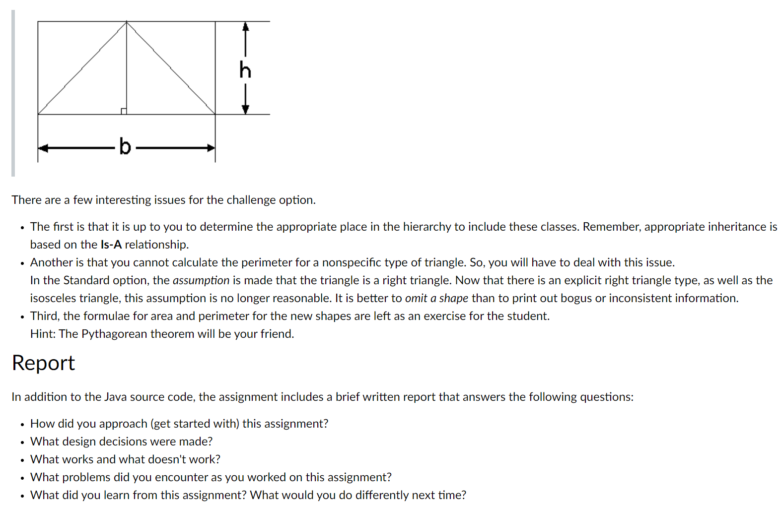 Homework Assignment 5 Shape Hierarchy Objectives • 8289