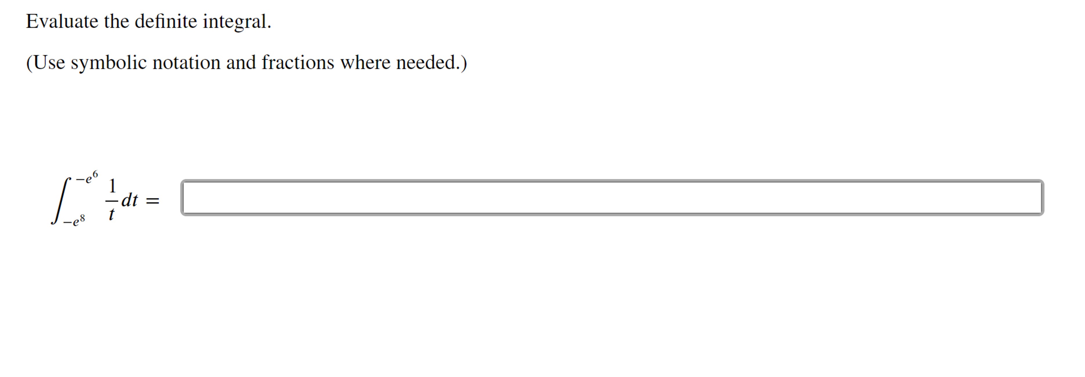 Solved Evaluate the definite integral.(Use symbolic notation | Chegg.com
