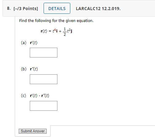 Solved Find the following for the given equation. | Chegg.com