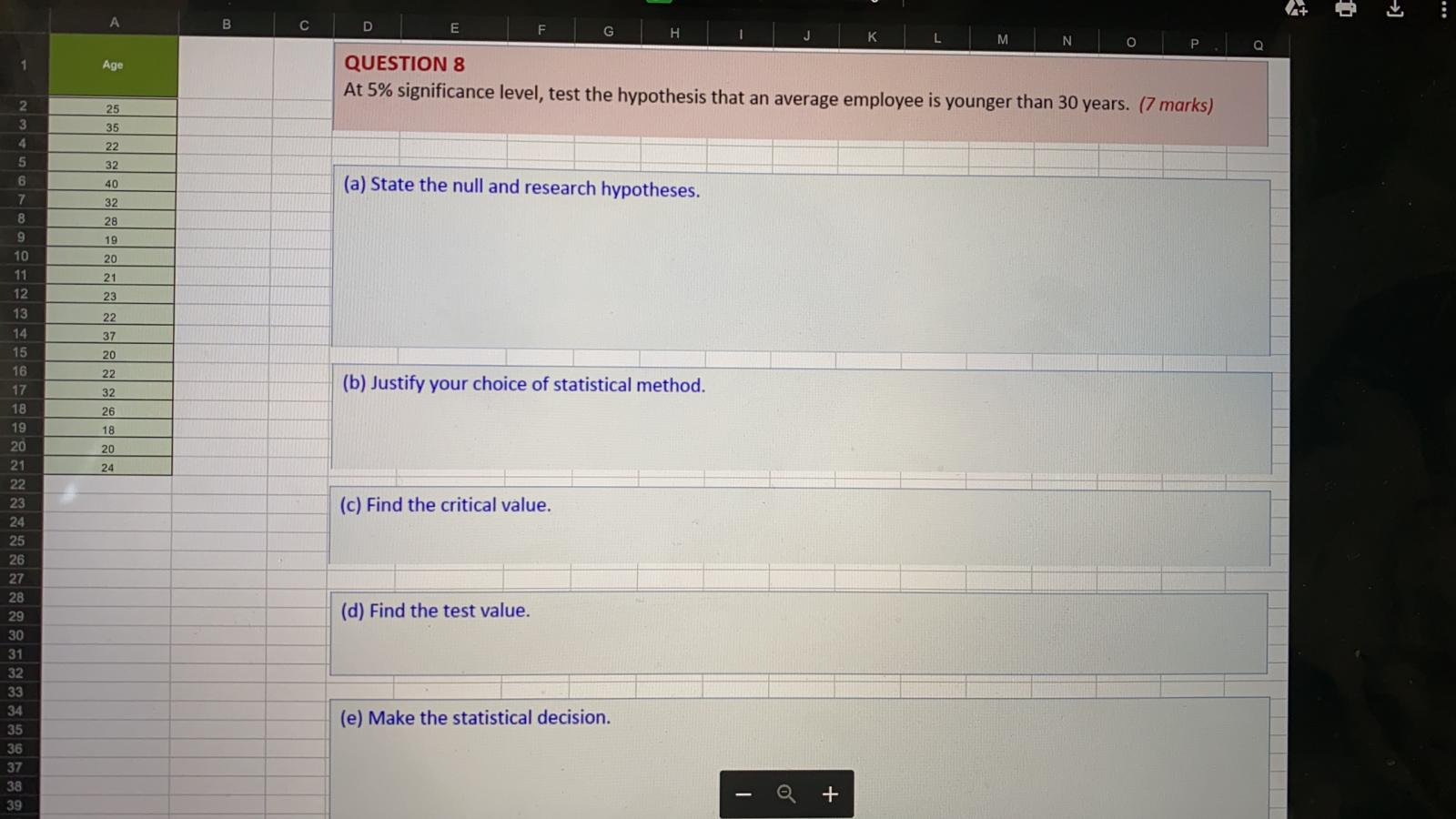 Solved At 5% significance level, test the hypothesis that an | Chegg.com