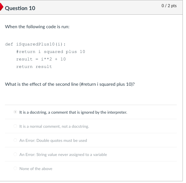Solved When the following code is run:def | Chegg.com