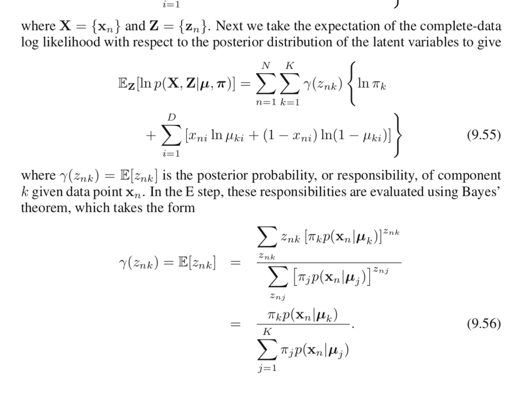 (Bernoulli mixture model M step) Show that if we | Chegg.com
