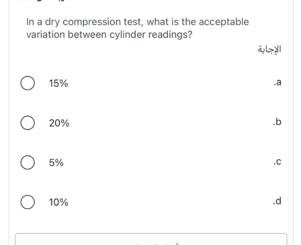 Solved In a dry compression test, what is the acceptable | Chegg.com