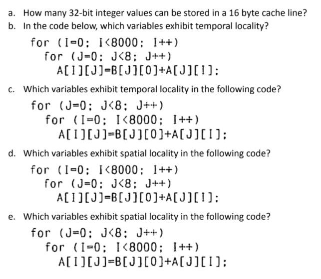 Solved A How Many 32 bit Integer Values Can Be Stored In A Chegg