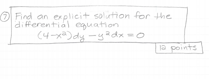 Solved o find an explicit solution for the differential | Chegg.com