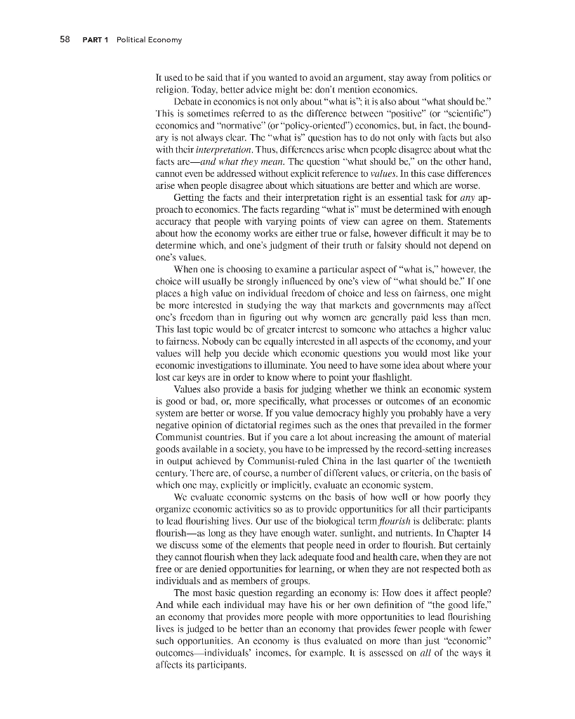 Solved Question: What are the values or criteria in | Chegg.com