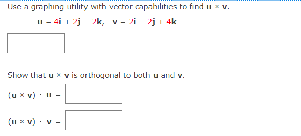 Solved Use a graphing utility with vector capabilities to | Chegg.com