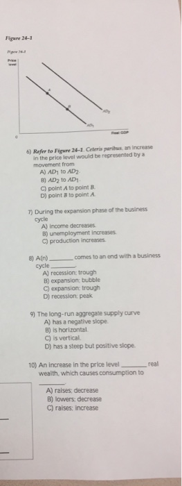 Solved Refer to Figure 24-1, Ceteris paribus, an increase | Chegg.com