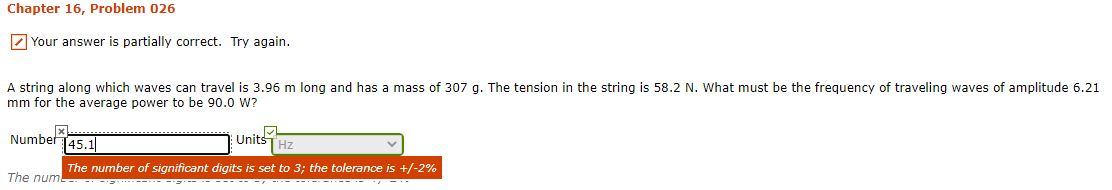 Solved Chapter 16, Problem 026 Your answer is partially | Chegg.com