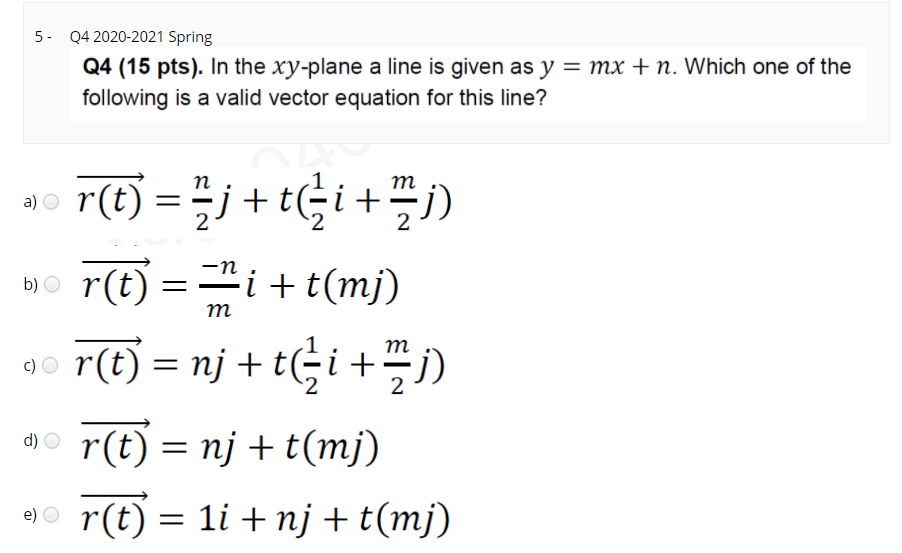 Solved 5- Q4 2020-2021 Spring Q4 (15 pts). In the xy-plane a | Chegg.com