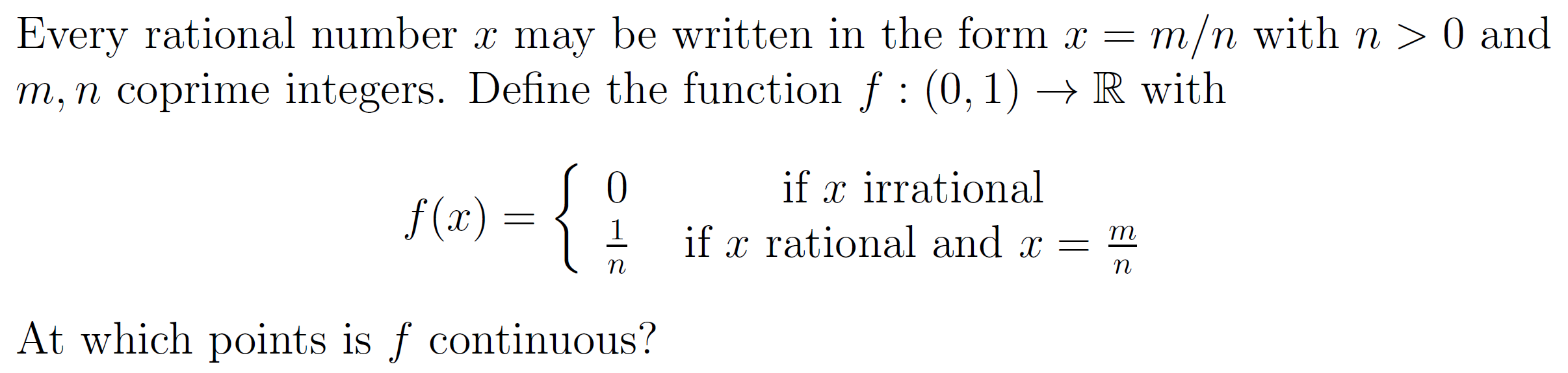 Solved Every rational number x may be written in the form | Chegg.com