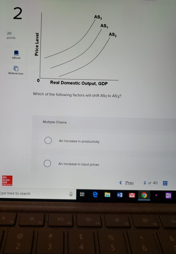 Solved 2 AS, AS1 AS2 points 0 eBook References 0 Real | Chegg.com