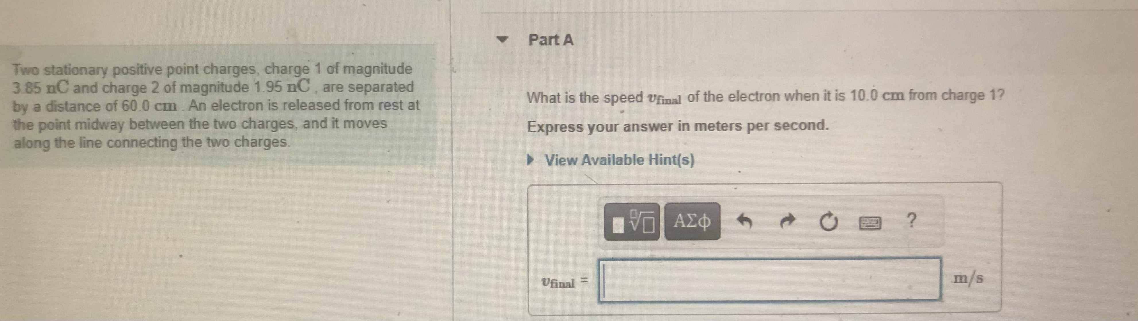 Solved Two stationary positive point charges, charge 1 ﻿of | Chegg.com