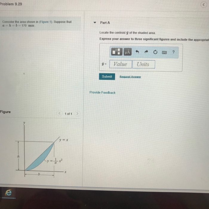Solved Problem 9.29 Consider the area shown in (Figure 1). | Chegg.com