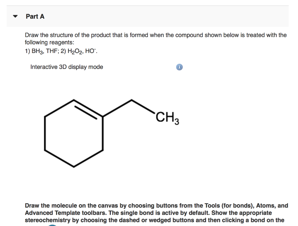 Solved Part A Draw The Structure Of The Product That Is