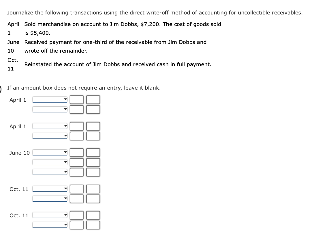 Solved Journalize the following transactions using the | Chegg.com